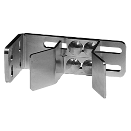 Adjustable End Stop Bracket for Sliding Gates