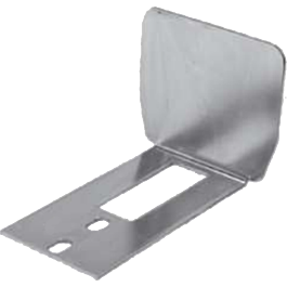 Large end cap with bottom plate for Cantilever L Guide wheel